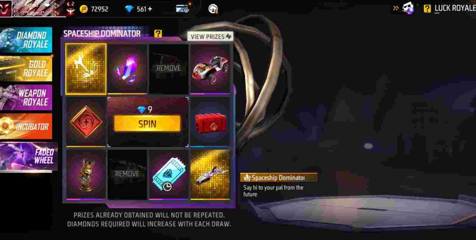 Free Fire Max में Spaceship Dominator Free में कैसे निकाले - Ra Gamings